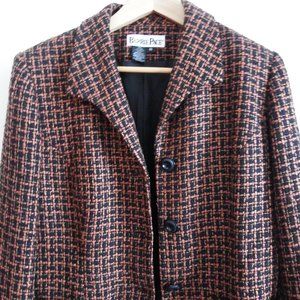 Barrie & Pace | Jackets & Coats | Barrie Pace Burnt Orange Black Tweed ...